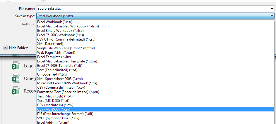 SoulBreak Search - Version 1.5.1 Release! - Now with User Accounts ...